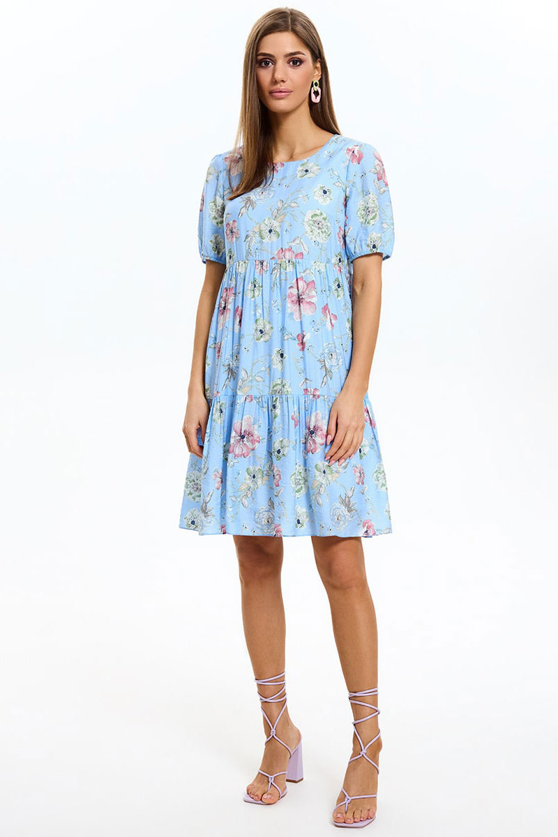Купить платья мини Айзе 72524.01 голубой - Описание, фото, цена