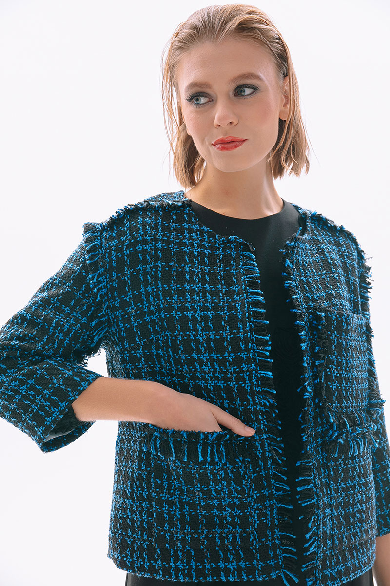 Купить женские жакеты NikVa 417.2 василек - Описание, фото, цена