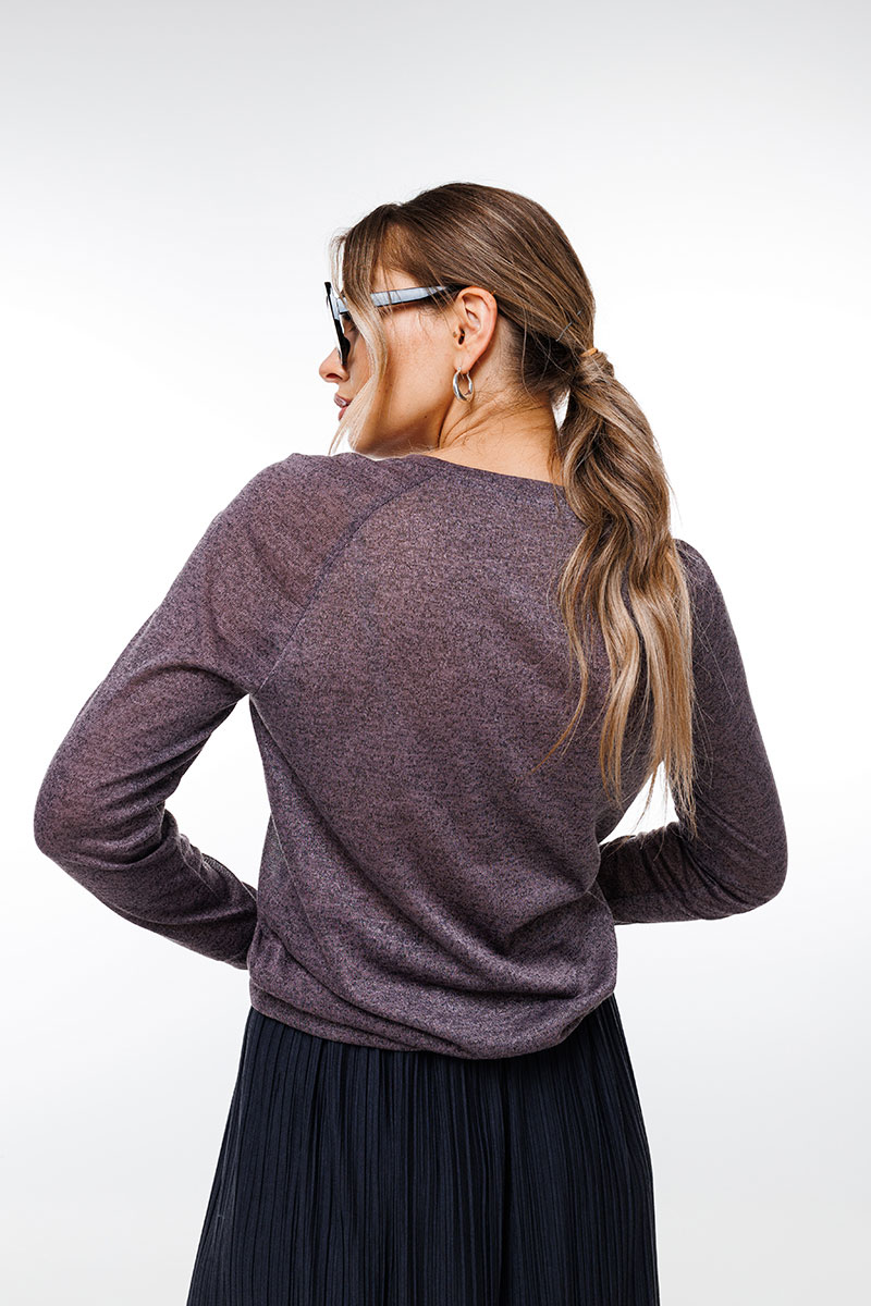 Купить женские джемперы NikVa 381.4 баклажан - Описание, фото, цена