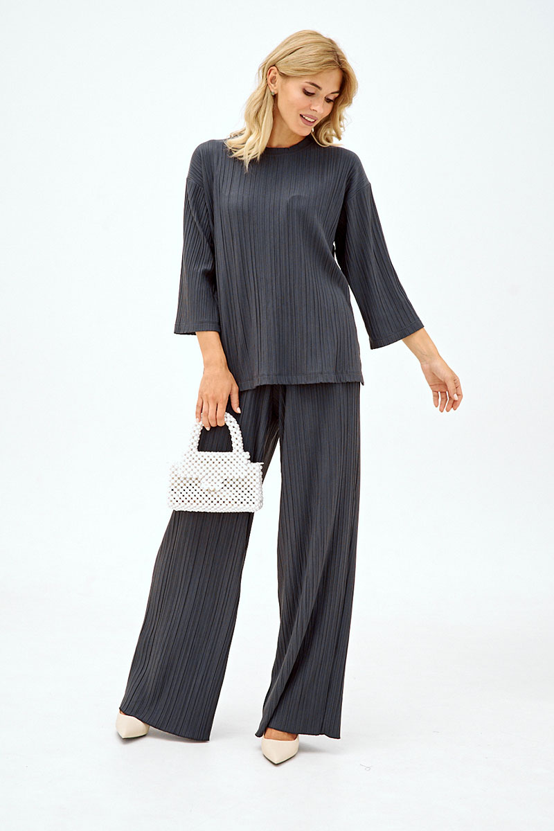 Купить женские брюки NikVa 390-2 графит - Описание, фото, цена